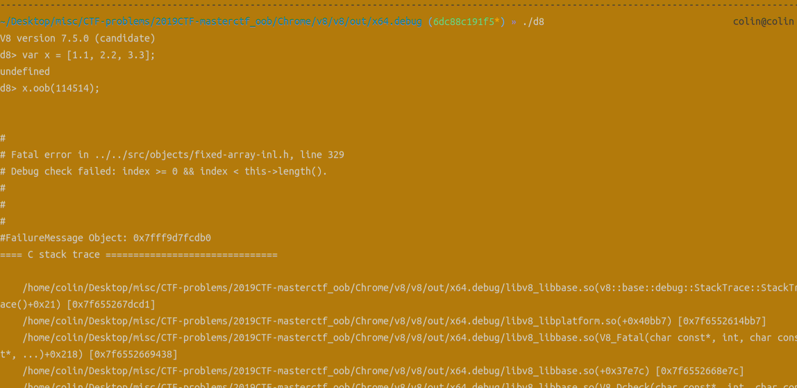 chrome v8 pwn 学习 (1) | CoLin's BLOG